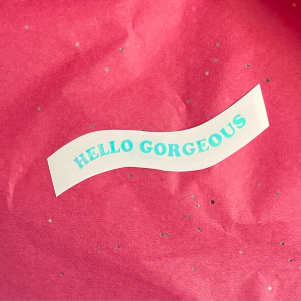 Car Mirror Decal, You Look Good Car Mirror Sticker, Rear View Mirror ...