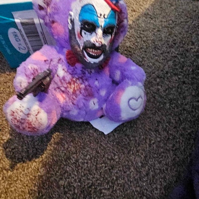 Life Size Art the Clown Head Terrifier Horror Movie Gore Blood Scary ...