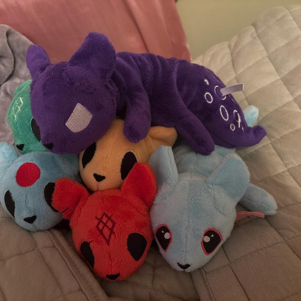 Travel Sized Slugcat Plush (please Read Description First) - Etsy