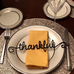 Acrylic Laser Cut Words/plate Setting/thanksgiving Signs/words/plate ...