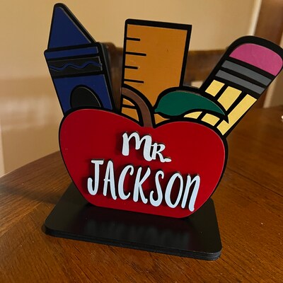 Personalized Librarian Name Plate, Librarian Gifts, Personalized Desk ...