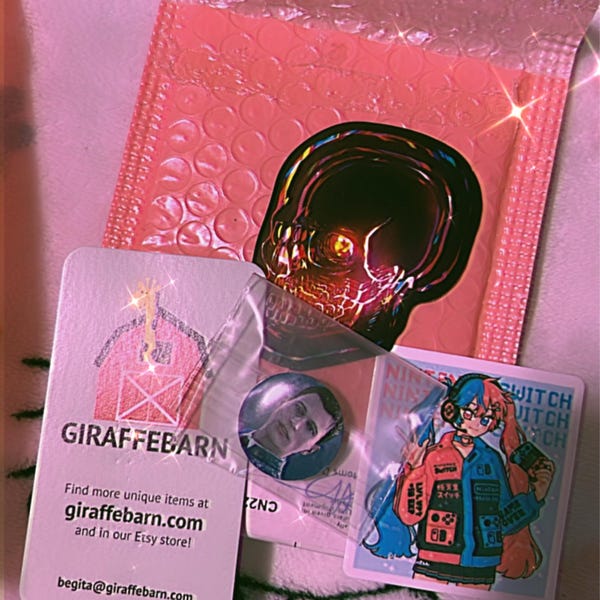 Sallyface Pins - Etsy