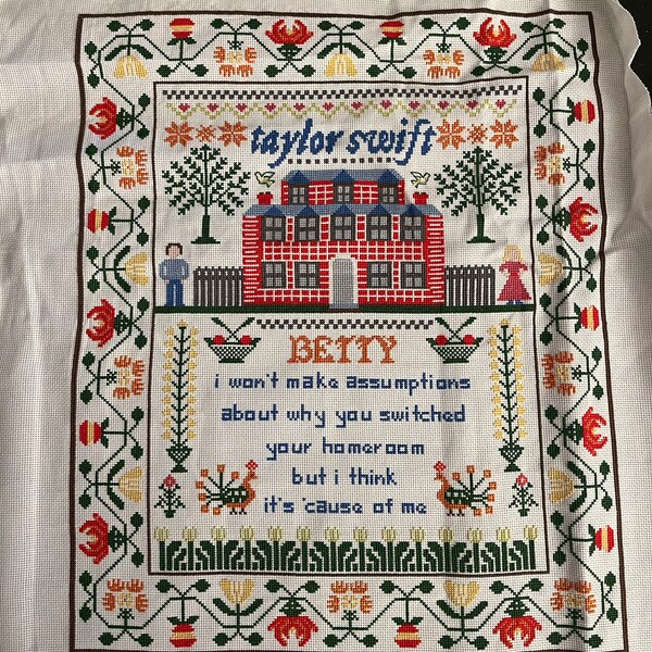 Dolly Parton "9 to 5" Cup of Ambition Cross Stitch Sampler Pattern ...