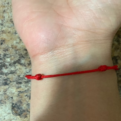 Lucky Bracelet Red String Red Cord Good Luck Bracelet Adult / Baby ...