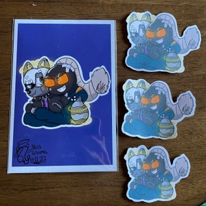 Stray Companion Bot Stickers - Etsy