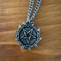 Azazel Seal Pendant With Gothic Frame and Antique Finish - Etsy