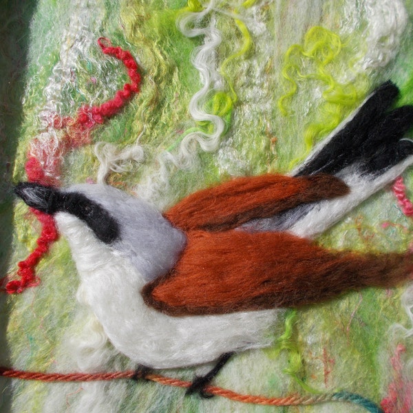 Spiral Hand Spun Art Yarn, Wool Yarn for Felting Knitting and Weaving ...