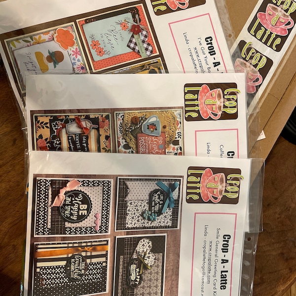 Thinking of You, Sympathy Themed Card Kit 4 Pack General Diy Card Craft ...