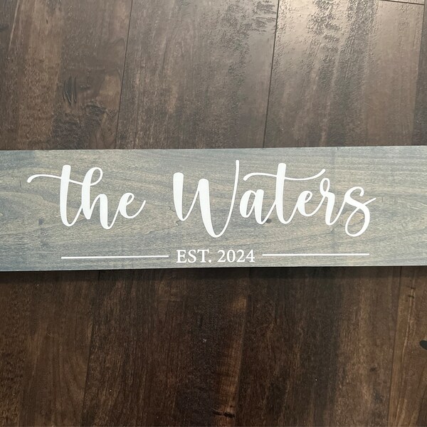 Custom Last Name Sign Svg, Personalized Family Name Sign Svg, Family ...