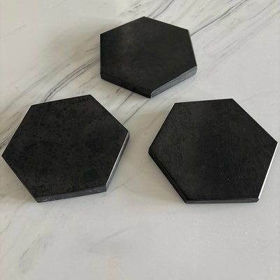 SHUNGITE Pyramid Hand Carved, Crystal Grid, Home Decor, Crystal Pyramid ...