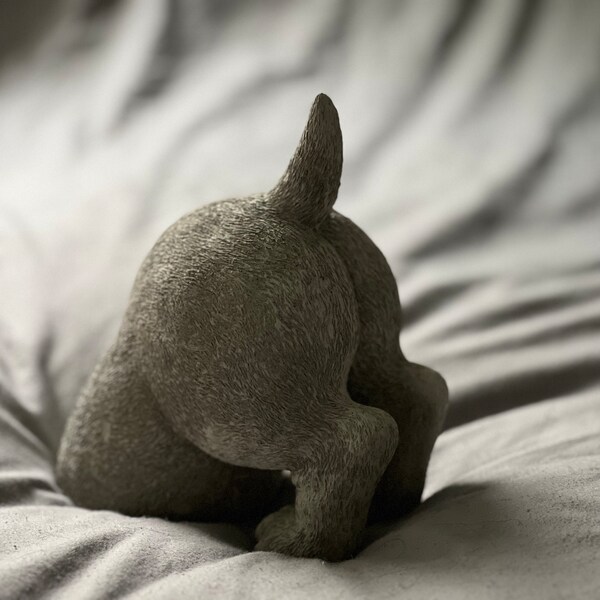 Concrete Digging Dog Statue Stone Funny Dog Figurine Garden Cement ...