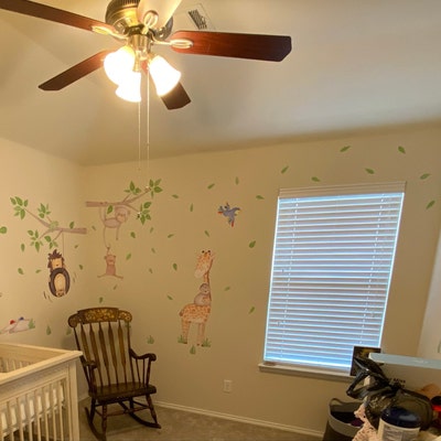 Watercolor Whale Wall Decal Whale Nursery Art Stickers Reusable Fabric ...