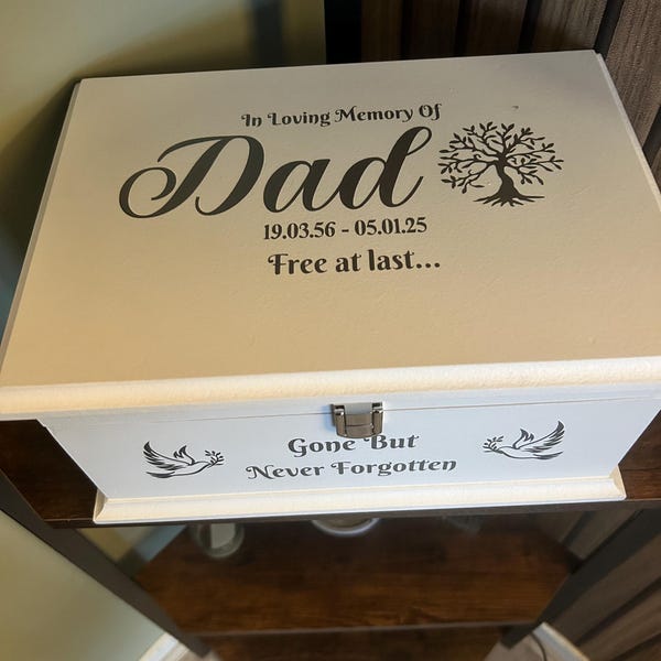 Baby/childs Teddy Tall Ashes Casket/urn/box With Clasp - Memorial Box ...