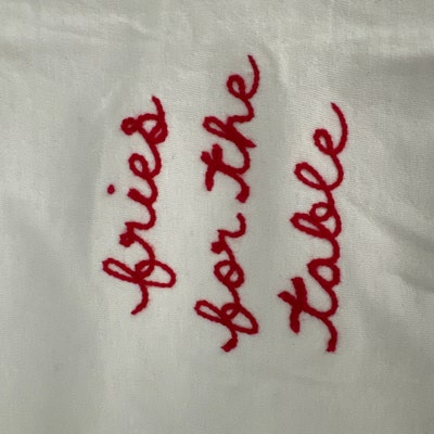 Custom Name Tee. Embroidered Cotton Unisex T Shirt. Vintage Style ...