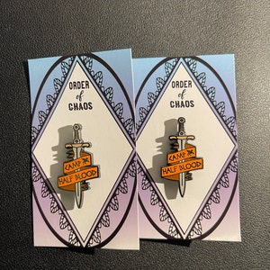 Enamel Pin Percy Jackson Inspired - Etsy