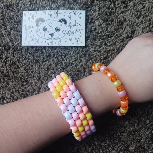 LGBTQ+ Pride Kandi Cuffs - Now With More Options!! - Etsy