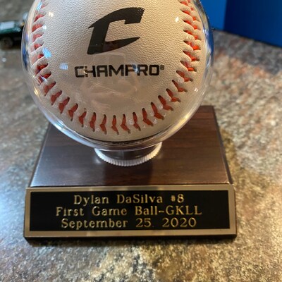 Baseball Home Run Trophy Ball Holder Protective Display Case-free ...