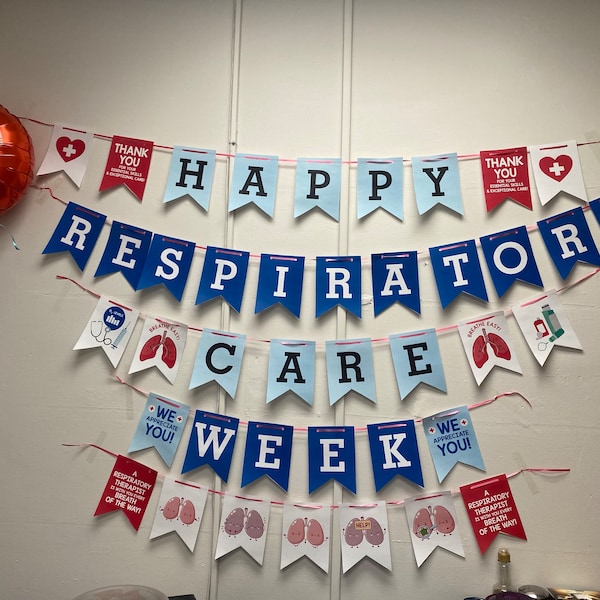Happy Respiratory Care Week Banner Printable / Respiratory Care Week ...