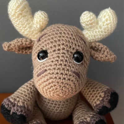 Moose, Moose Crochet Pattern, Crochet Moose, Crochet Pattern, Amigurumi ...