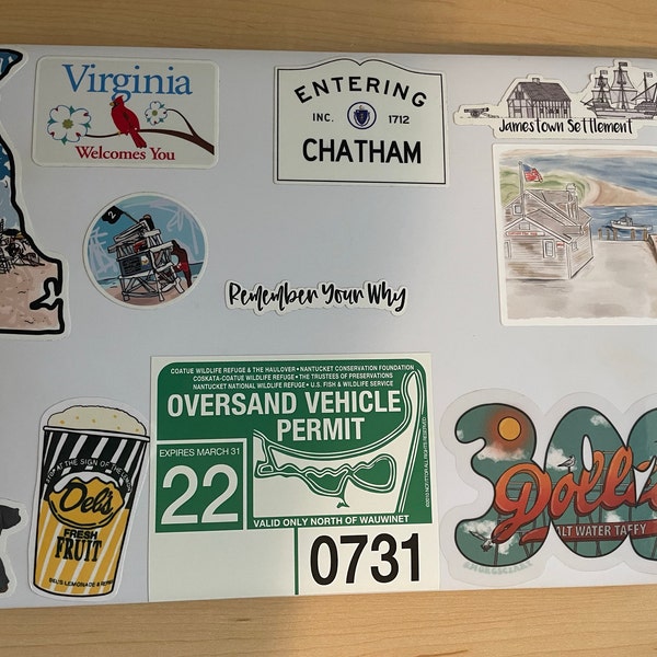 Nantucket Beach Permit Sticker Decal 2022 ACK - Etsy