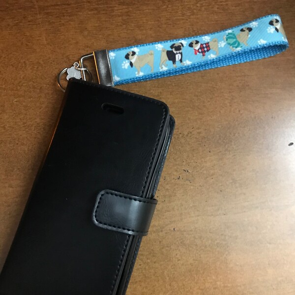 Pug Key Fob - Pug Keychain - Dog Key Fob - Puppy Keychain - Pug Lover ...