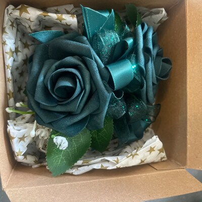 Artificial Navy Sunflower and Daisy Bridal Bouquets, Blue Sunflower ...