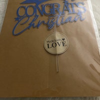 Graduation Cake Topper, Custom Graduation Sign, Custom Graduation ...