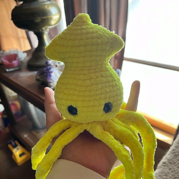 Christmas Squid CROCHET PATTERN, Christmas Tree Amigurumi Octopus ...