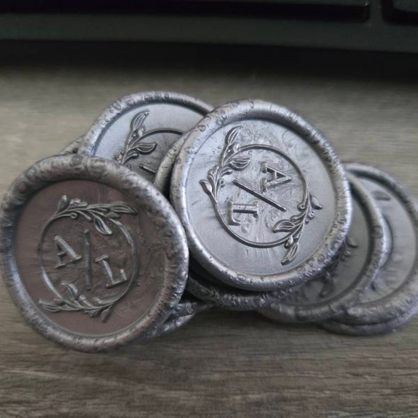 Custom Wax Seal Logo Stickers,40 Logo Series Designs,handmade Self ...