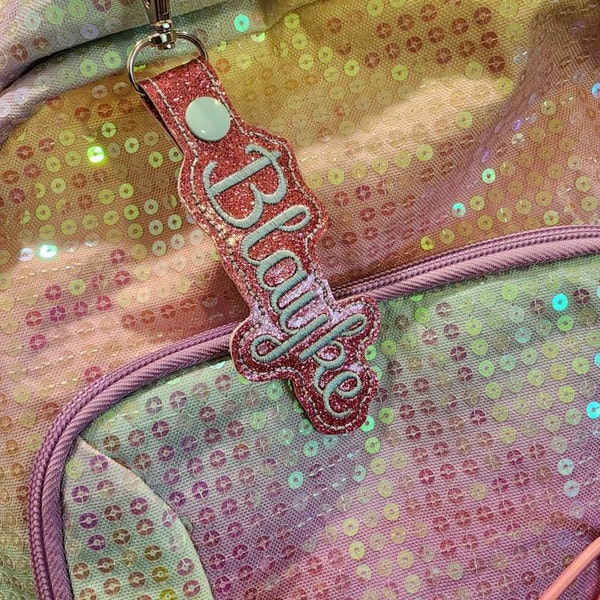 Kids Bag Tag, Kids Backpack, Custom Name Bag Tag, Sports Bag Tag, Kids ...
