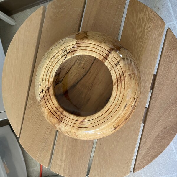 Natural Edge Sassafras Hand Turned Yarn Centerpiece Bowl - Etsy