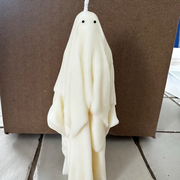 Cute Ghost Candles| Halloween Decor| Ghost Decoration|ghost Soy Wax ...