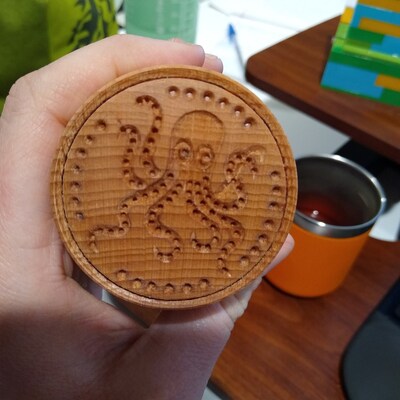Octopus Corzetti Pasta Stamp Made in Fine Beech Wood From the Tuscan ...