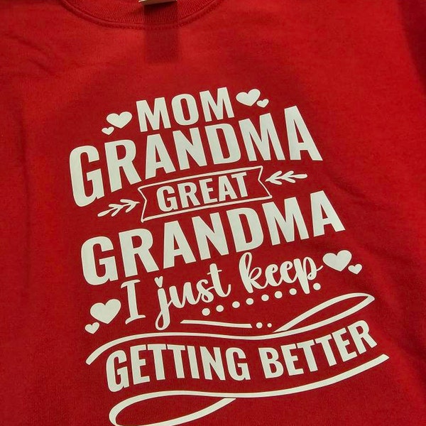Great Grandma Svg Grandma Saying Svg Granny Svg Great Grandma