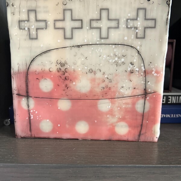 8x8 Encaustic Painting, Encaustic Collage, Collage Art, Encaustic ...