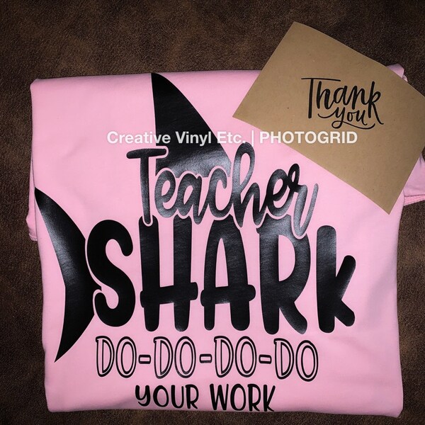 Teacher Shark SVG - DXF File - Cut File - Teacher Shirt Svg - Teacher ...