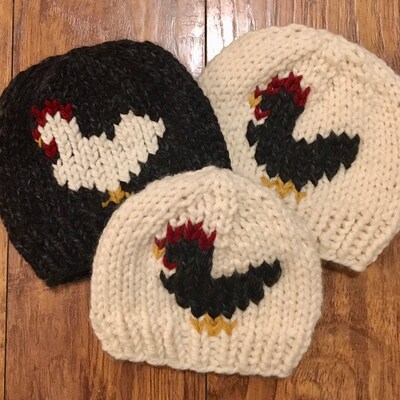 KNIT Chicken Hat PATTERN Only Knit Instructions Downloadable PDF File ...