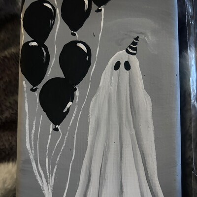 Horror Movie Ghosts Acrylic Painting - Etsy
