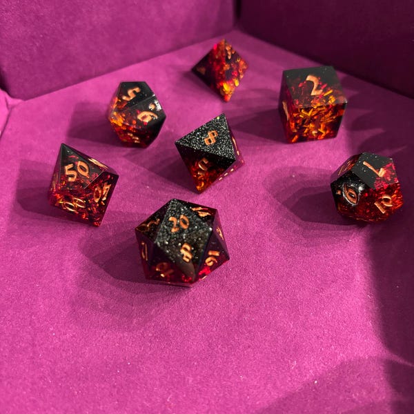 Dark Matter custom Paint Purple and Black Handmade Sharp Edge Resin ...