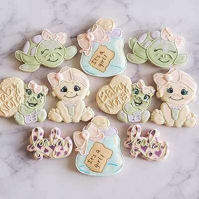 Baby Girl Cookie Cutter - Etsy