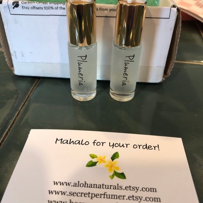 PIKAKE MINI PERFUME hawaiian Jasmine. Custom-blended Roll-on Perfume ...