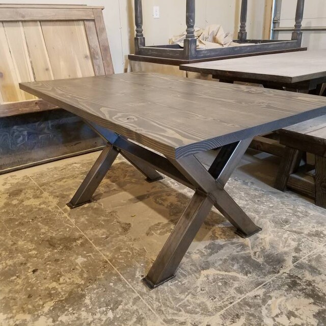 Handcrafted Metal Works Table Legs & Garden by DirtFrogFurniture