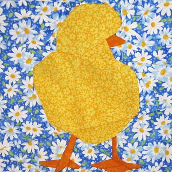 Spring Chicken Paper Pieced Pattern - Etsy
