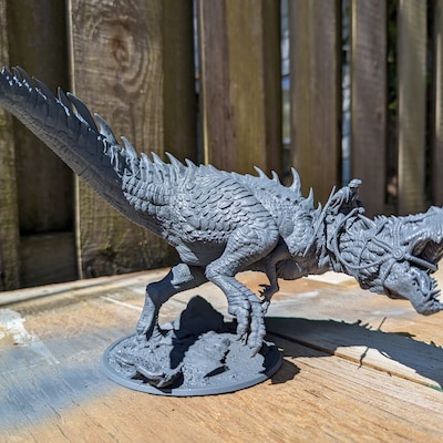 T-rex Mount Miniature Tabletop RPG Miniature Lord of the Print ...