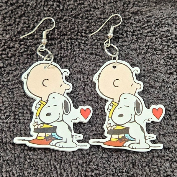 Snoopy Earrings - Etsy