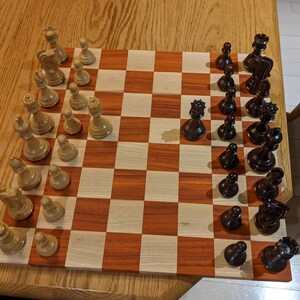 Sovereign Series Brass Metal Luxury Chess Pieces & Board Set - Etsy