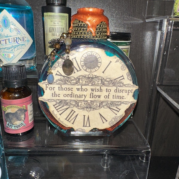 Color Changing Time Travel Potion Bottle: Steampunk Fantasy Decor - Etsy