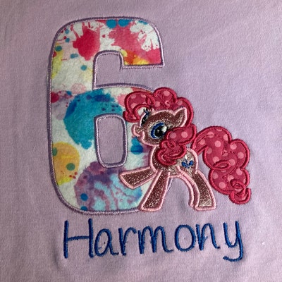 My Little Pony Machine Applique Design in 2 Sizes instant Download - Etsy