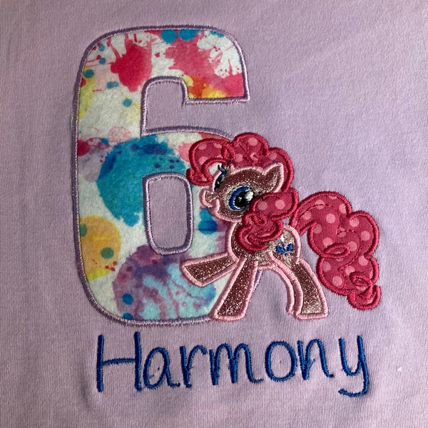 My Little Pony Machine Applique Design in 2 Sizes ---instant Download ...