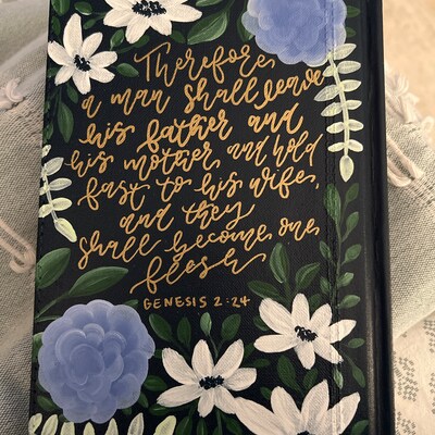 Custom Painted Bible, Painted Bible, Hand Painted Bible, Hand Painted ...
